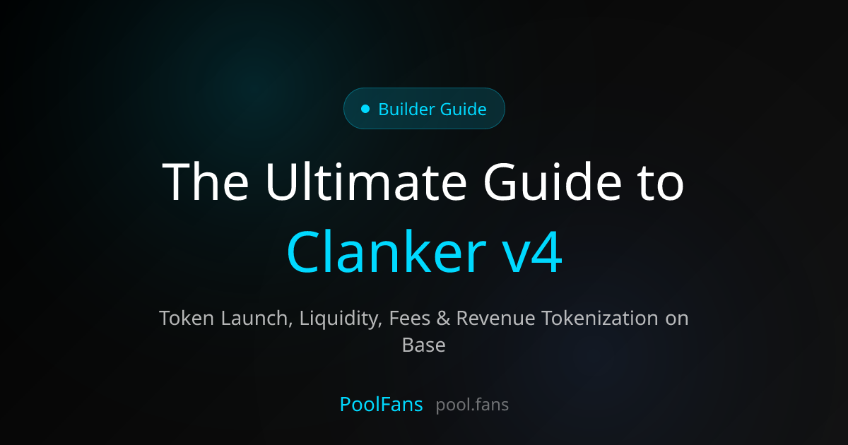 The Ultimate Guide to Clanker v4 - Token Launch & Revenue Tokenization ...